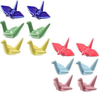 Valiclud Keramik Essstäbchenhalter Löffelständer Japanischer Stil Desktop Ornament Glatt Leicht Zu Reinigen Platzsparend Ausgewählte Essstäbchenablage Für Küch