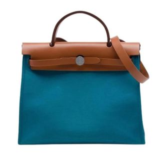Herm&egrave;s Pre-owned Herbag Zip 31 - Femme - Pre-owned - Bleu - Taille: ONE Size