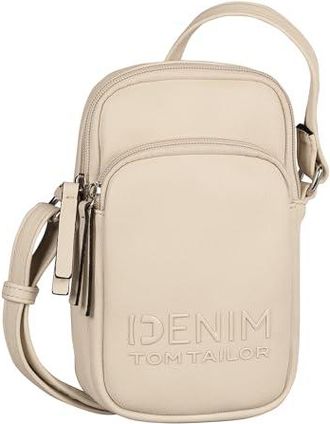 Tom Tailor Denim TOM TAILOR Maxime, Sac à bandoulière pour Femme, Blanc cassé, m