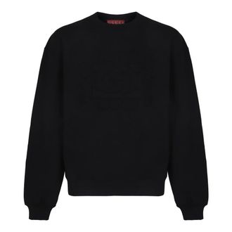 Gucci Sweatshirt aus geb&uuml;rstetem Baumwolljersey - - Sweatshirts & Hoodies - Herren - Schwarzk - S