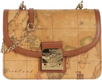 Alviero Martini 1A Classe Tracollina Patta e Chiusura - Femme - Sacs - Brun - Taille: ONE Size