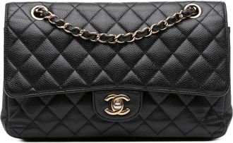 Chanel Hobo Bags - Medium Classic Caviar Double Flap - Gr. unisize - in Schwarz - für Damen