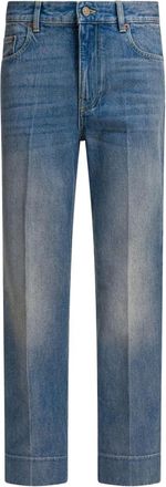 Valentino Garavani jean à patch logo - Bleu