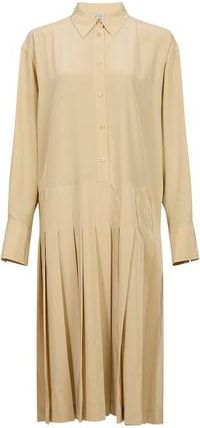 Toteme Robe-chemise pliss&eacute;e en soie