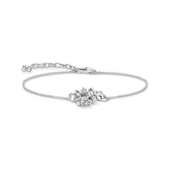 Thomas Sabo Thomas Sabo Damen Armband Sterling Silber Zirkonia Wei&szlig; A1982-643-14 - - Accessories - Damen - Grau - ONE SIZE