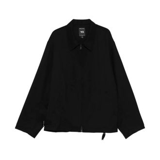Yohji Yamamoto Feine Wollblousonjacke - - Jackets - Herren - Schwarzk - XL