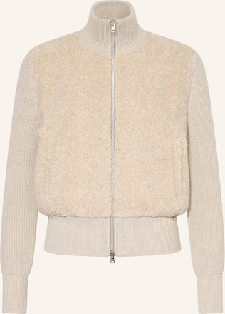 Herno Herno Strickjacke Im Materialmix beige