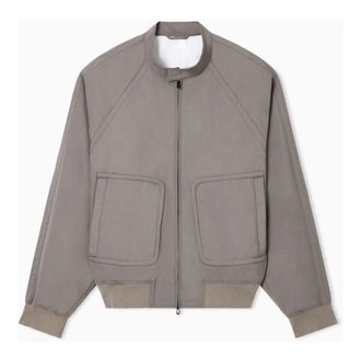 Emporio Armani Blouson aus Schurwolle - - Jackets - Herren - Grau - L