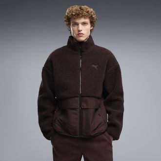 Puma Hybrid Re:Fibre Relaxed Jacke Herren, Kleidung, Braun, XXL