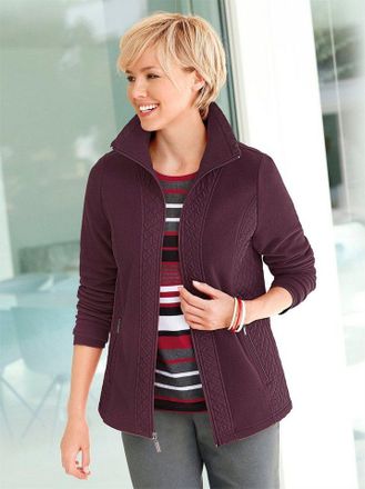 Witt Fleecejacke Fleece-Jacke Langarm Struktur