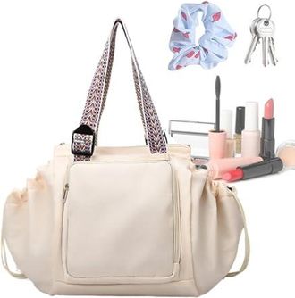 Generico Sac de berceau pour femme, sac de rangement de voyage - Sac en toile organisateur de yoga avec plusieurs compartiments, sac &agrave; bandouli&egrave;re de grande ca