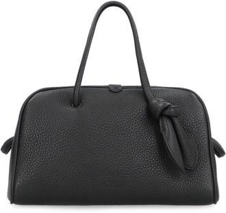 Jacquemus Womens Le Petit Turismo Leather Bag Black Cow Hide Handbags Hand