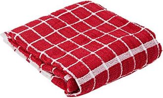 Soleil d'Ocre Soleil dOcre 722001 Viel von 2 Geschirrhandtuch Quadrat Schwamm Baumwolle Rot 50 x 50 cm