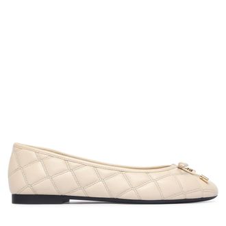 Tommy Hilfiger Ballerinas Tommy Hilfiger Charm Quilted Ballerina FW0FW09503 Hellbeige
