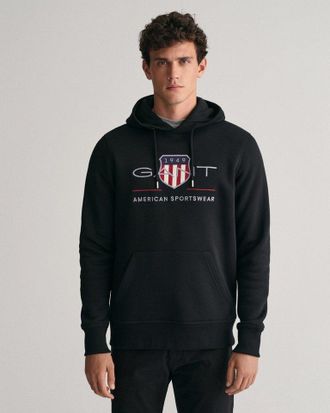 GANT Hoodie REG ARCHIVE SHIELD HOODIE mit modischer Logostickerei auf der Brust