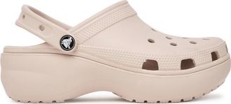 Crocs Pantoletten Crocs Classic Platform Clog 206750 Beige