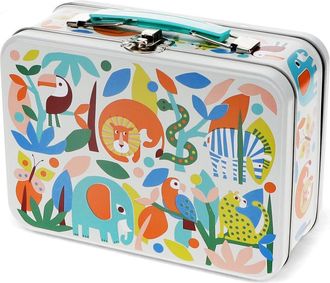 Rex London Metallk&ouml;fferchen Wild Wonders Metall Box Dschungel-Tier-Motiv f&uuml;r Kinder ab 3 Jahre