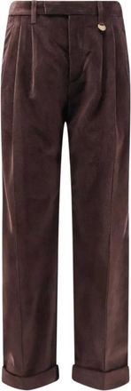 Burberry Homme, Pantalons, Brun, Taille: M Pantalon en velours c&ocirc;tel&eacute;