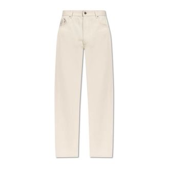 Moncler Jeans mit Logo - - Jeans - Herren - Beige - 2XS