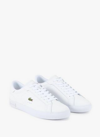 Lacoste Baskets Powercourt en cuir m&eacute;lang&eacute;