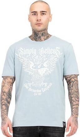 Tapout Throper T-Shirt, Taubenblau, XL Homme