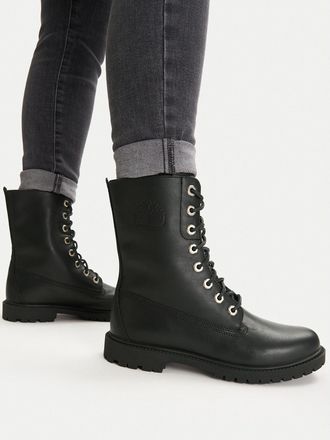 Timberland Schn&uuml;rschuhe Timberland Premium 8 Inch Lace Up Wp TB0A43MXW021 Schwarz