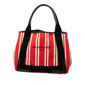 Balenciaga Pre-owned Navy Cabas Tote Bag - - Pre-owned - Damen - Rot - ONE SIZE