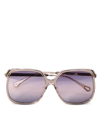 Chlo&eacute; lunettes de soleil &agrave; monture carr&eacute;e - Or