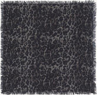 Kujten Bandana cachemire tricotage jersey imprimé - Petit Bandana Hachi Snow Panther