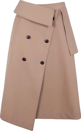 R&oacute;he Deconstructed Trench Skirt
