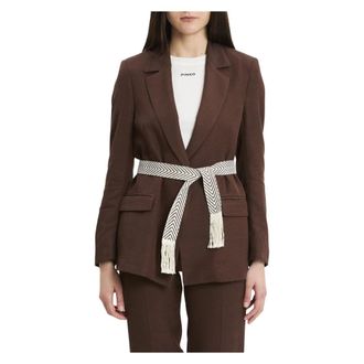 Kaos G&uuml;rteljacke - - Jackets - Damen - Braun - M