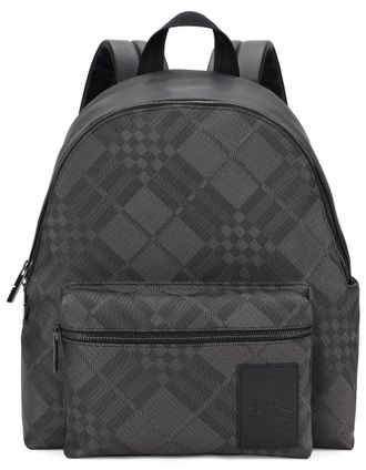 Burberry Mens Backpack Chester Grey Polyamide Backpacks