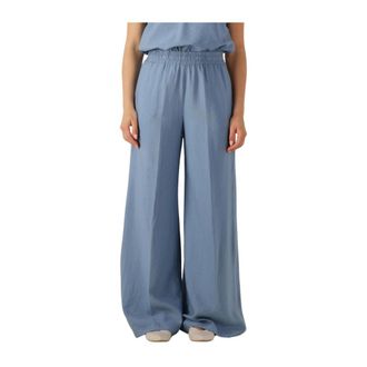 Access Fashion Hellblaue Hose mit weitem Bein - - Trousers - Damen - Blau - L