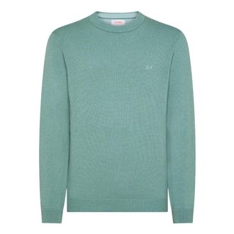 Sun 68 Cenere Sweater warm l/s - - Knitwear - Herren - Gr&uuml;n - XL