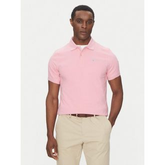Barbour Poloshirt Original Sport MML0358PI51 Rosa Tailored Fit