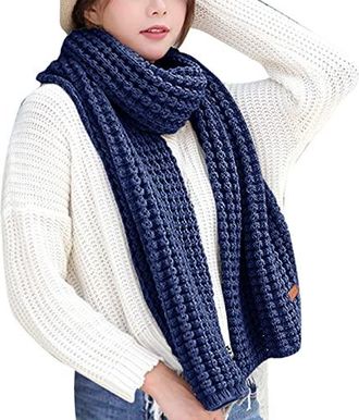 Generic &Eacute;charpe Blanche Mariage Pashmina &Eacute;charpes &Eacute;lasticit&eacute; L&eacute;g&egrave;re &Eacute;charpe Chaude &Eacute;charpes Femmes Hommes Longues &Eacute;charpes &Eacute;charpes &Eacute;charpes Tricot&eacute;es &Eacute;charpe