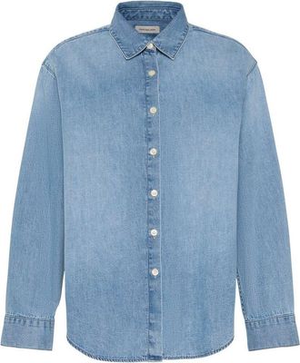 Calvin Klein Jeans Jeansbluse OVERSIZED SHIRT VINTAGE BELL Oversize fit mit Rundhalsausschnitt