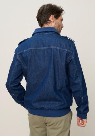 Arizona Jeansjacke Blouson mit Stehkragen, Comfort Fit, normale L&auml;nge