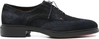 Santoni Oxford-Schuhe aus Wildleder - Blau