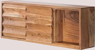 Sklum Wandregal aus Akazienholz Petter Akazie Braun