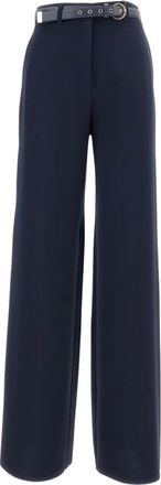 Max Mara Femme, Pantalons, Bleu, Taille: 42 FR Pantalon Cady