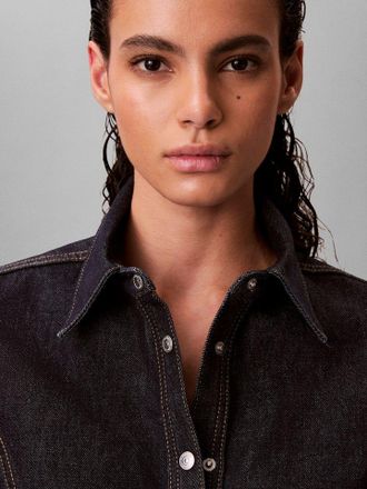 Calvin Klein Jeans Jeanskleid Regular fit mit Rundhalsausschnitt