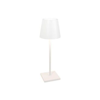 Zafferano Zafferano - Poldina l Desk Lampe de table led blanche rechargeable et dimmable avec autonomie jusqu&agrave; 12 heures