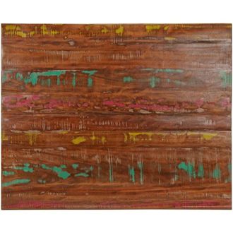 vidaXL vidaXL Dessus de table 110x80x2,5cm rectangulaire bois massif r&eacute;cup&eacute;r&eacute;