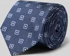 Gierremilano Seidenkrawatte aus reiner Seide mit Logo-Patch (7,5cm)