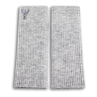 Patrizia Pepe Gerippte fingerlose Handschuhe - - Accessories - Damen - Grau - ONE SIZE