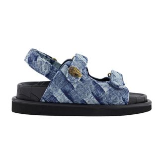 Kurt Geiger Femme, Chaussures, Bleu, Taille: 37 EU Orson.36 Sandales Plates