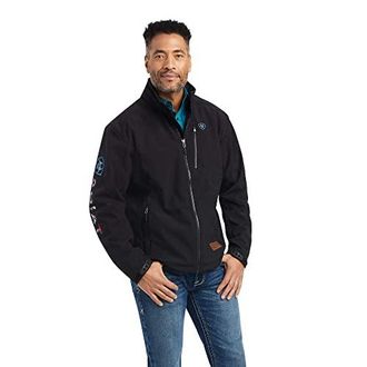 Ariat Logo 2.0 Softshell Jacket Veste, Noir, Medium Homme