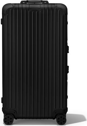 Rimowa Original Trunk Plus Gro&szlig;er Koffer in Schwarz - Aluminium - 80x44x37