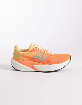 New Balance Fuelcell Rebel v5 - Baskets de course pour femme - Orange fluo